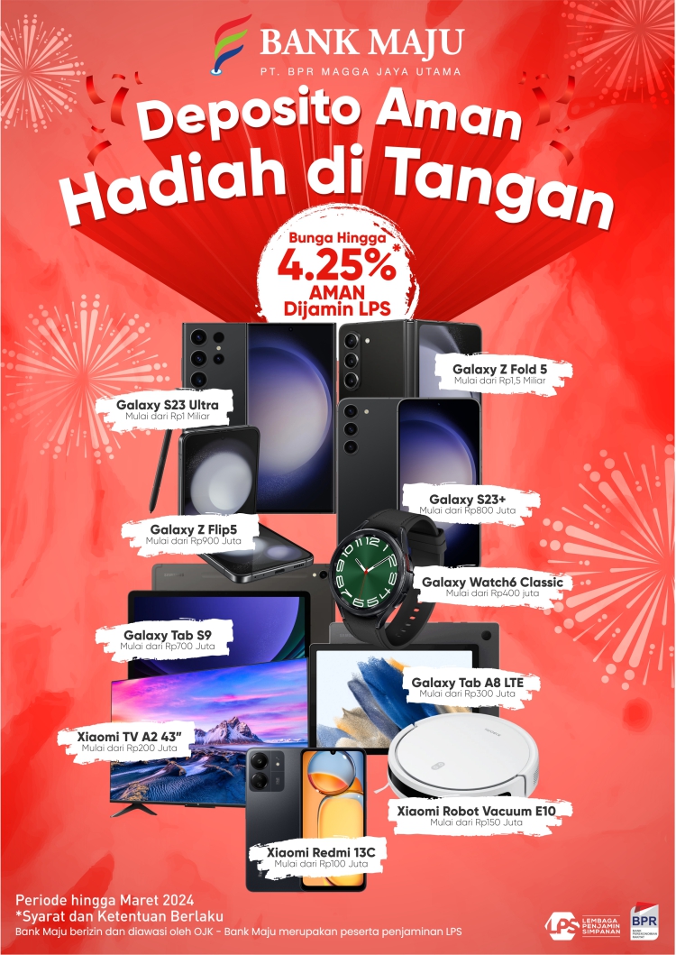 Deposito Aman, Hadiah di Tangan! – BankMaju.com